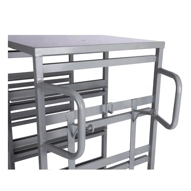 4 Wheeled Steel Hand Push Trolley HTH-190 – innoelect store fixtures